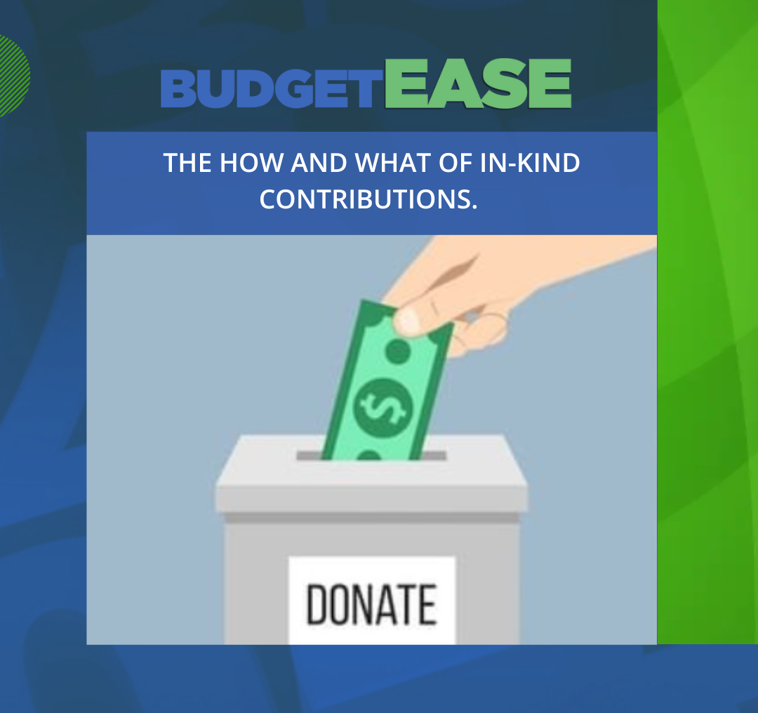 Understanding In-Kind Contributions: Recording and Management